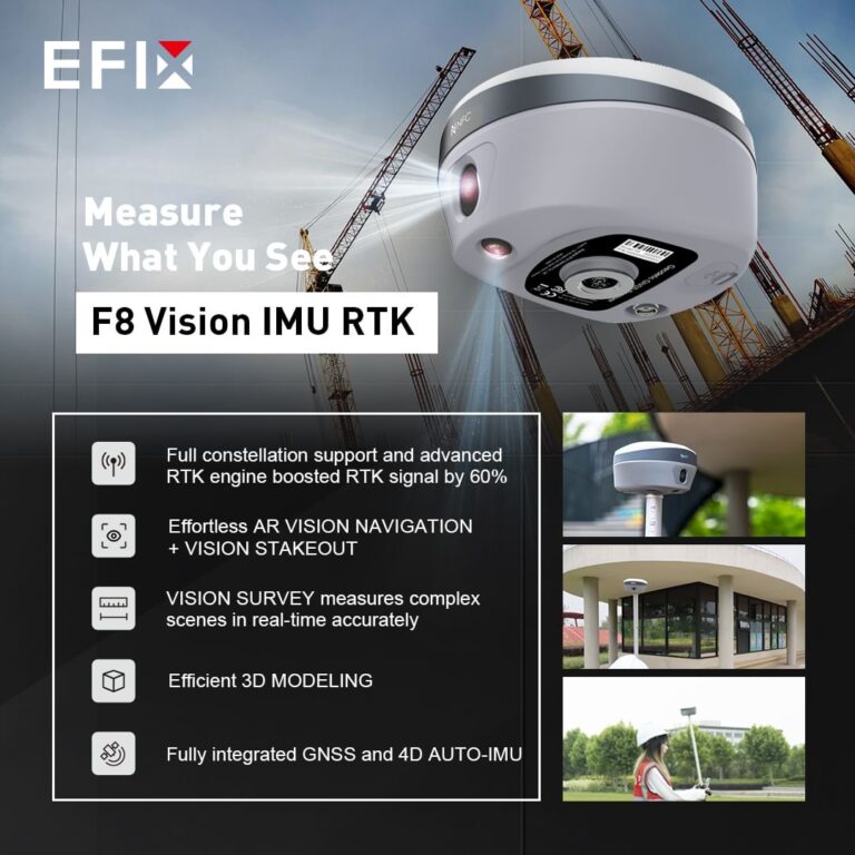 Kenapa Harus Menggunakan GNSS RTK EFIX F8 Visual IMU RTK, 3D Modelling ...