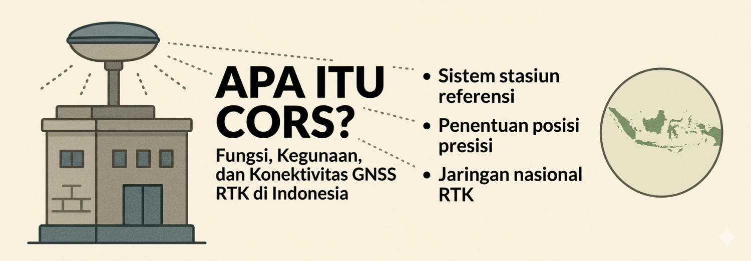 Apa Itu CORS? Fungsi, Kegunaan, dan Konektivitas GNSS RTK di Indonesia ...